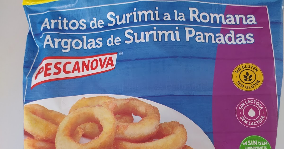 Aritos de Surimi a la Romana Pescanova Sin Gluten y Sin Lactosa