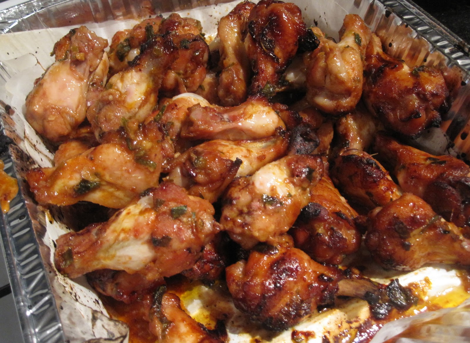 Bubbles n Squeaks: Sticky BBQ Wings
