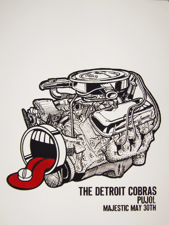 INSIDE THE ROCK POSTER FRAME BLOG: Francisco Ramirez Detroit Cobras ...