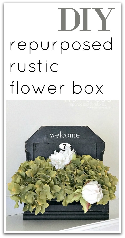 How to Make a Rustic Flower Box for Faux Flowers