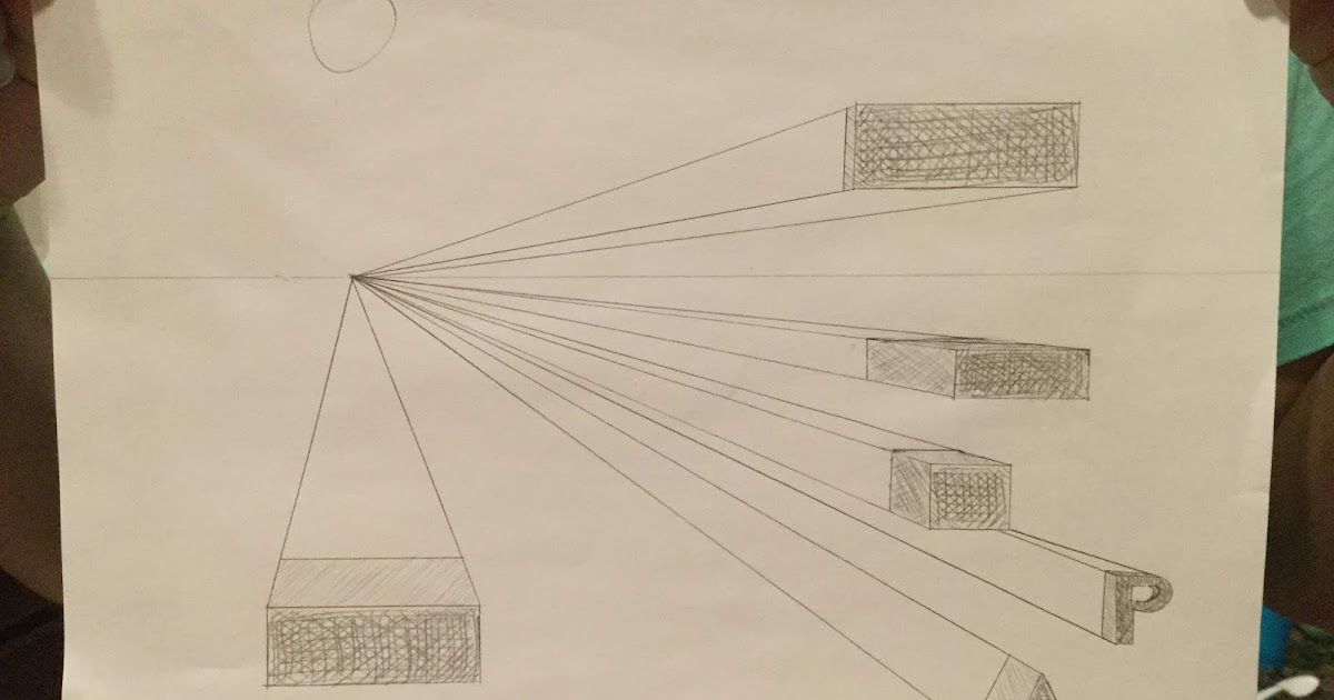 Crystal's ART BLOG: One and two point perspective drawings.