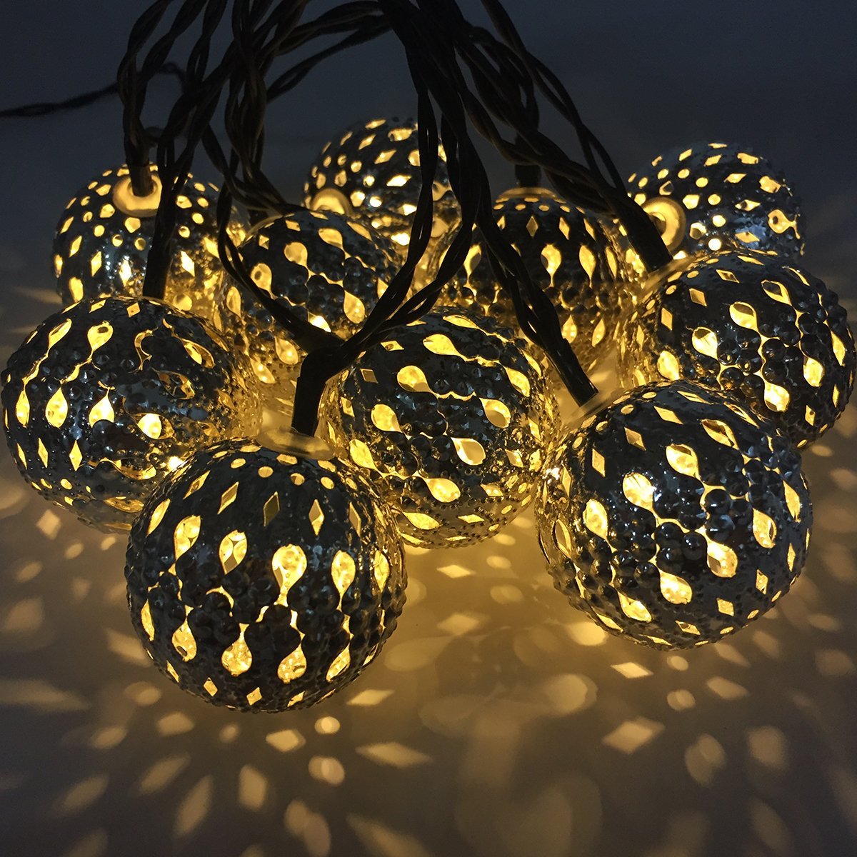 Not Just Another Southern Gal: 10 LED Moroccan Metal Solar String ...