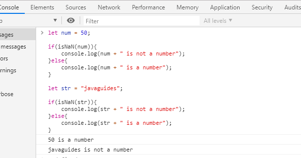 Check if Variable is a Number in JavaScript