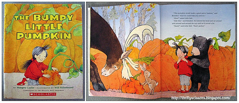 Paint, Cut and Paste Your Own Bumpy Little Pumpkins | Thrifty Scissors