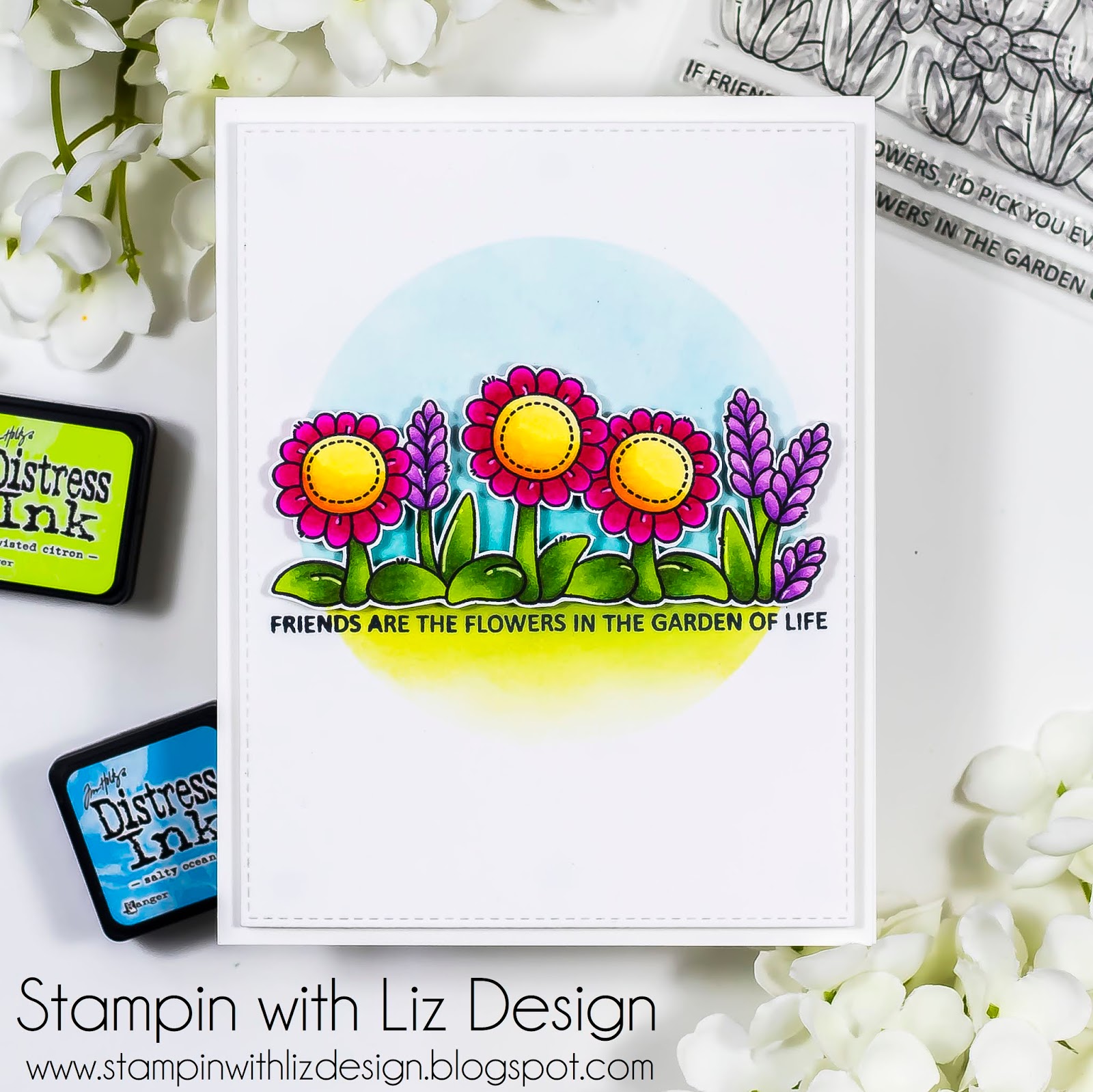 Stampin with Liz Design: Stampin with Liz Design: CAS on Friday Challenges!