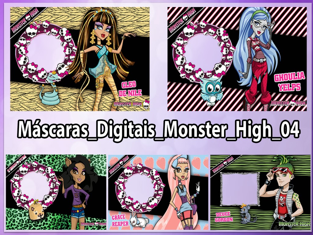 Máscaras Digitais Monster High