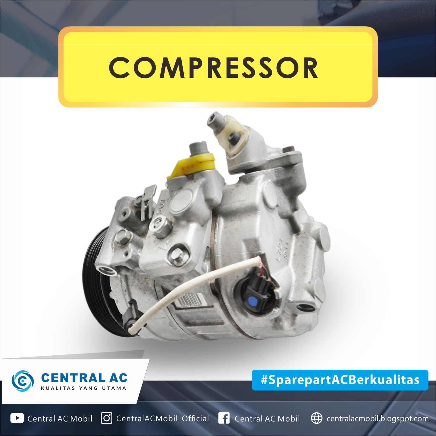 Ternyata Begini Fungsi Kompresor di AC Mobil | Central AC Mobil ...