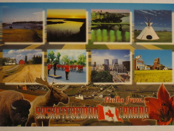 KUN LIU's Postcard Collection: saskatchewan, Canada