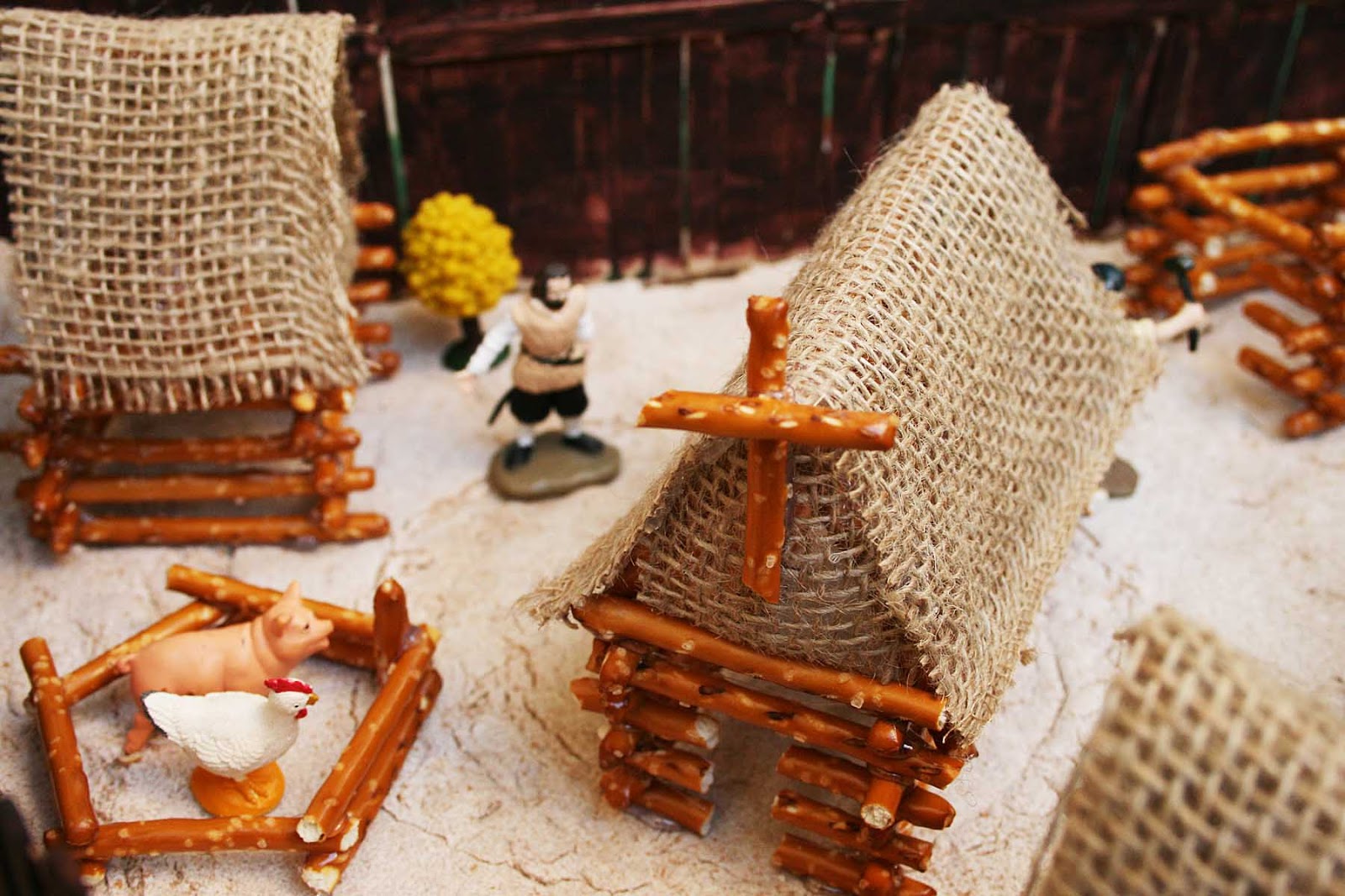 Fort Made From Popsicle Sticks