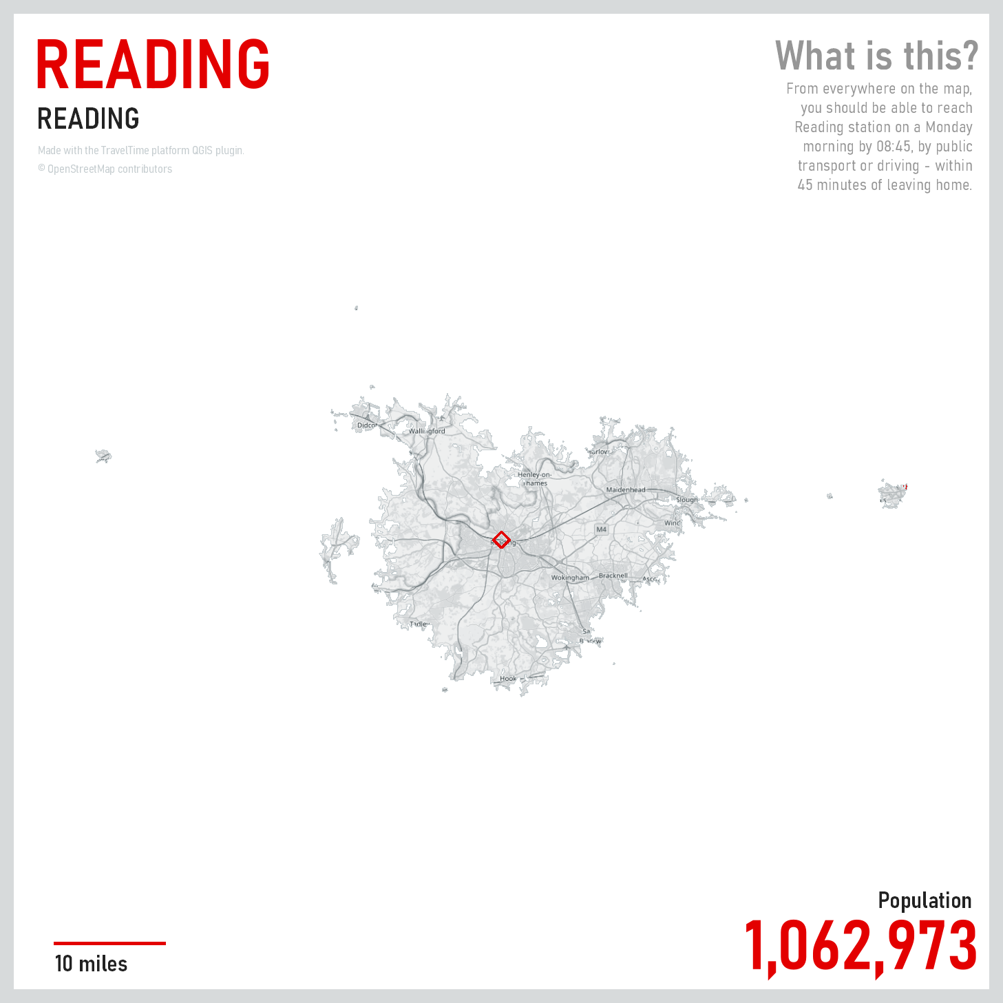 Stats, Maps n Pix: 45 Minute Cities