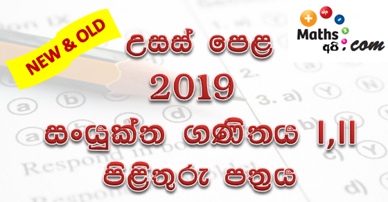 Advanced Level Combined Mathematics 2019 Marking Scheme | New & Old ...