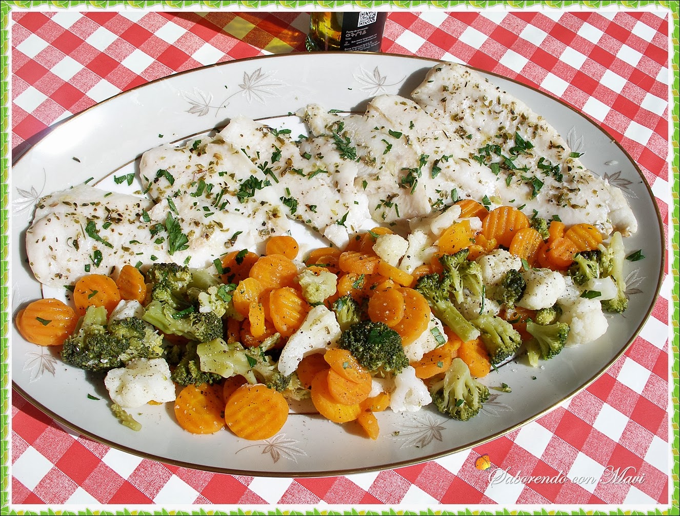 Saboreando con Mavi: Filetes de merluza con aceite de hierbas ...