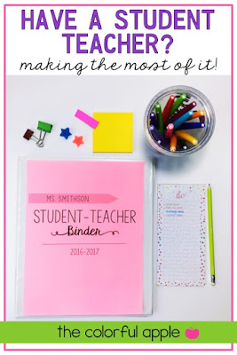 You Have a Student Teacher...Now What? | The Colorful Apple | Bloglovin’