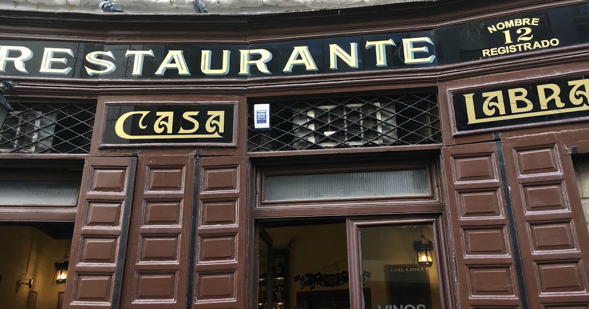 Casa Labra En Madrid O Los Más De 150 Años Sirviendo Bacalao