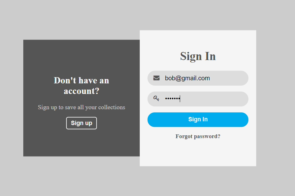 Codingflag: Design Sliding Sign-up & Sign-in Form using HTML, CSS ...