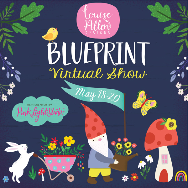 print & pattern: VIRTUAL BLUE PRINT - pink light studio