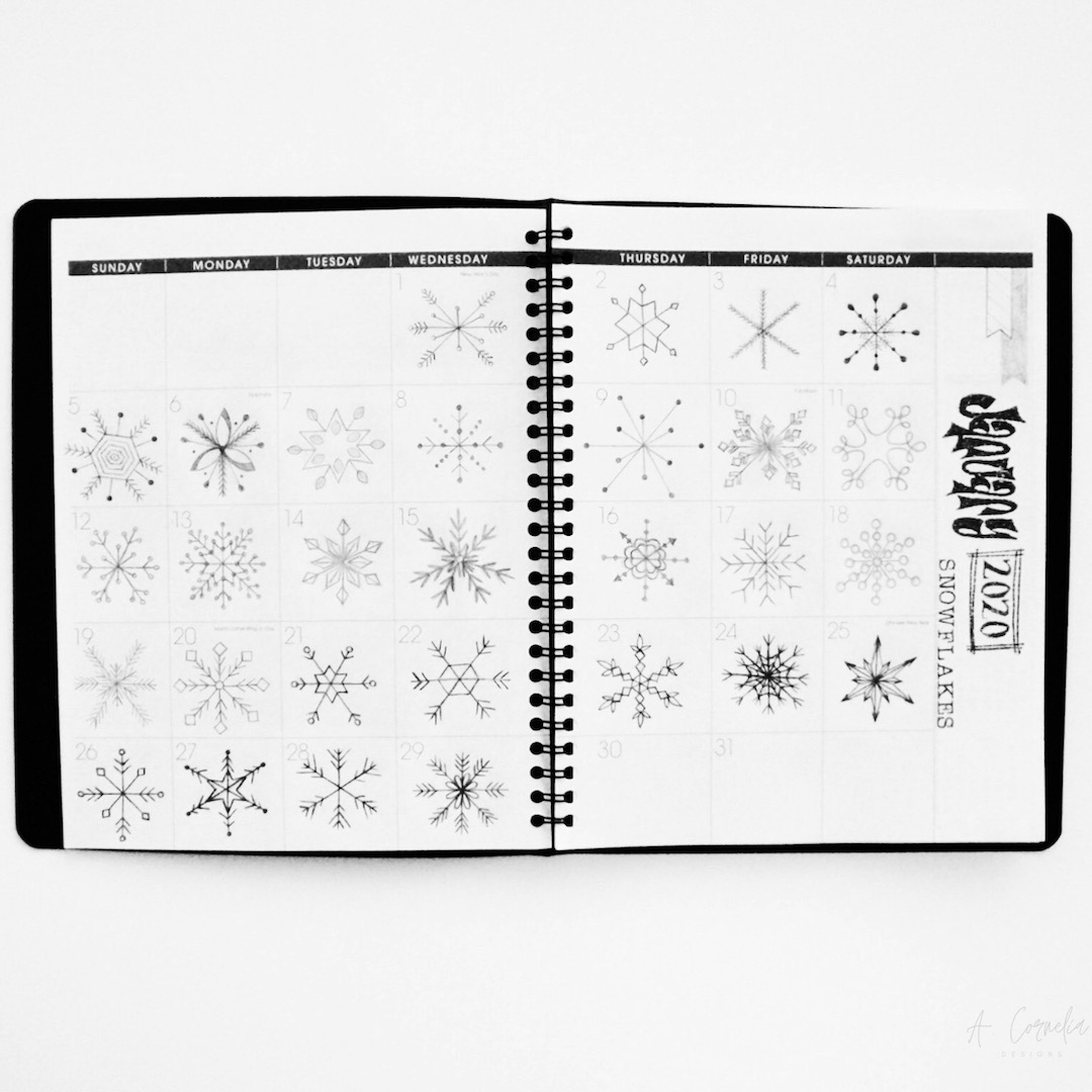 Daily Doodles for January