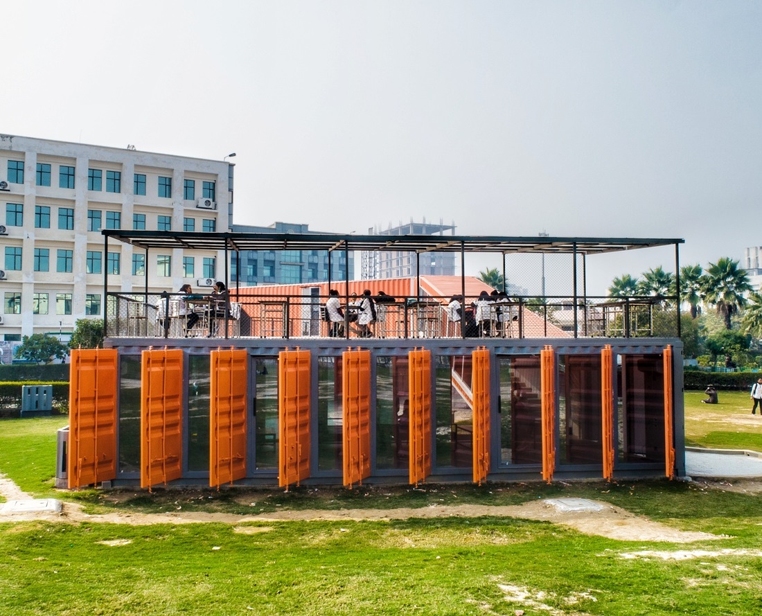 Shipping Container Homes & Buildings: Cafe Infinity - Shipping ...