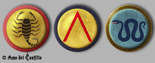 AMO DEL CASTILLO: ASPIS, el escudo del hoplita