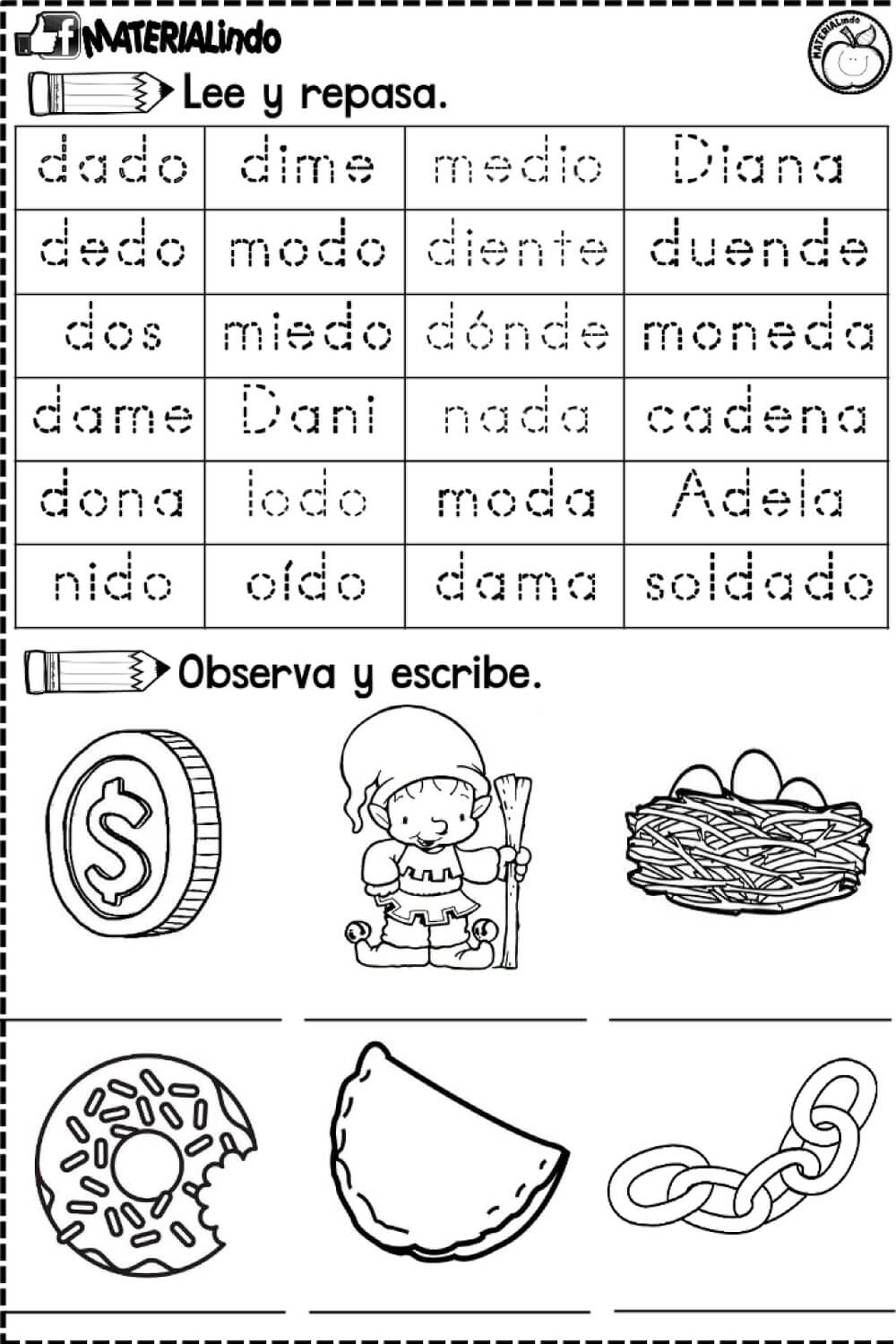 Material para Aprender a Leer | Materiales Educativos para Maestras