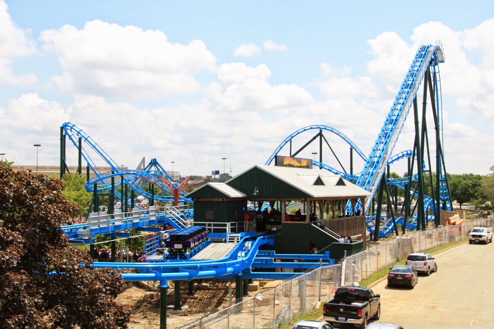 Inside Chance Rides: Lightning Run at Kentucky Kingdom - Chance Rides ...