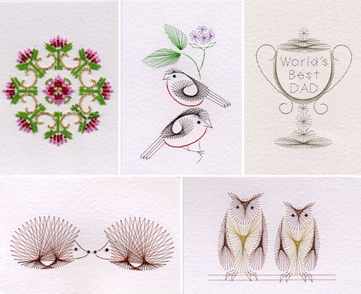 DIY stitched greeting cards | How About Orange