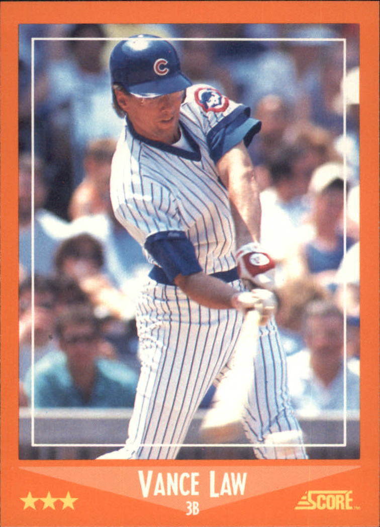 80's Cubs Cards: 1988 Score Inaugural Baseball Set