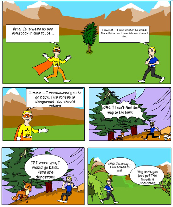 Learn English and have fun!: Comic about Giving Advises