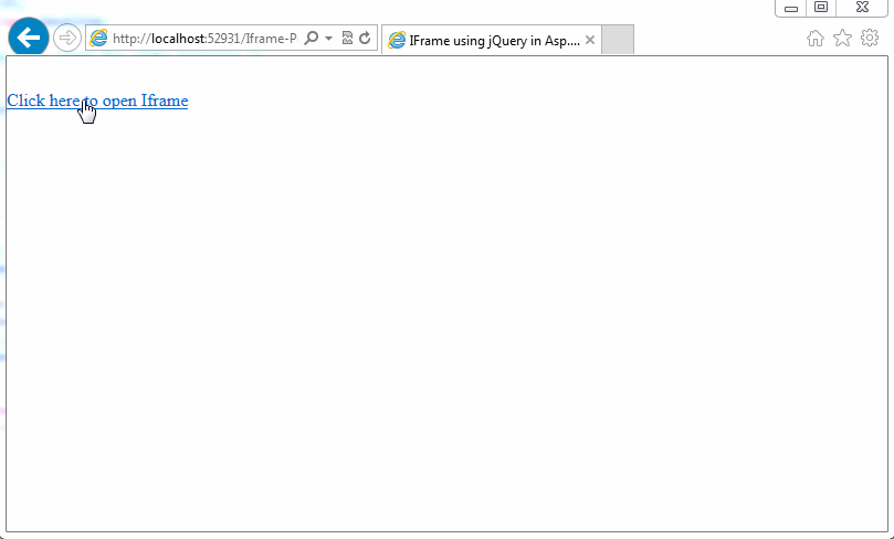 C# - Using iFrames In ASP .NET