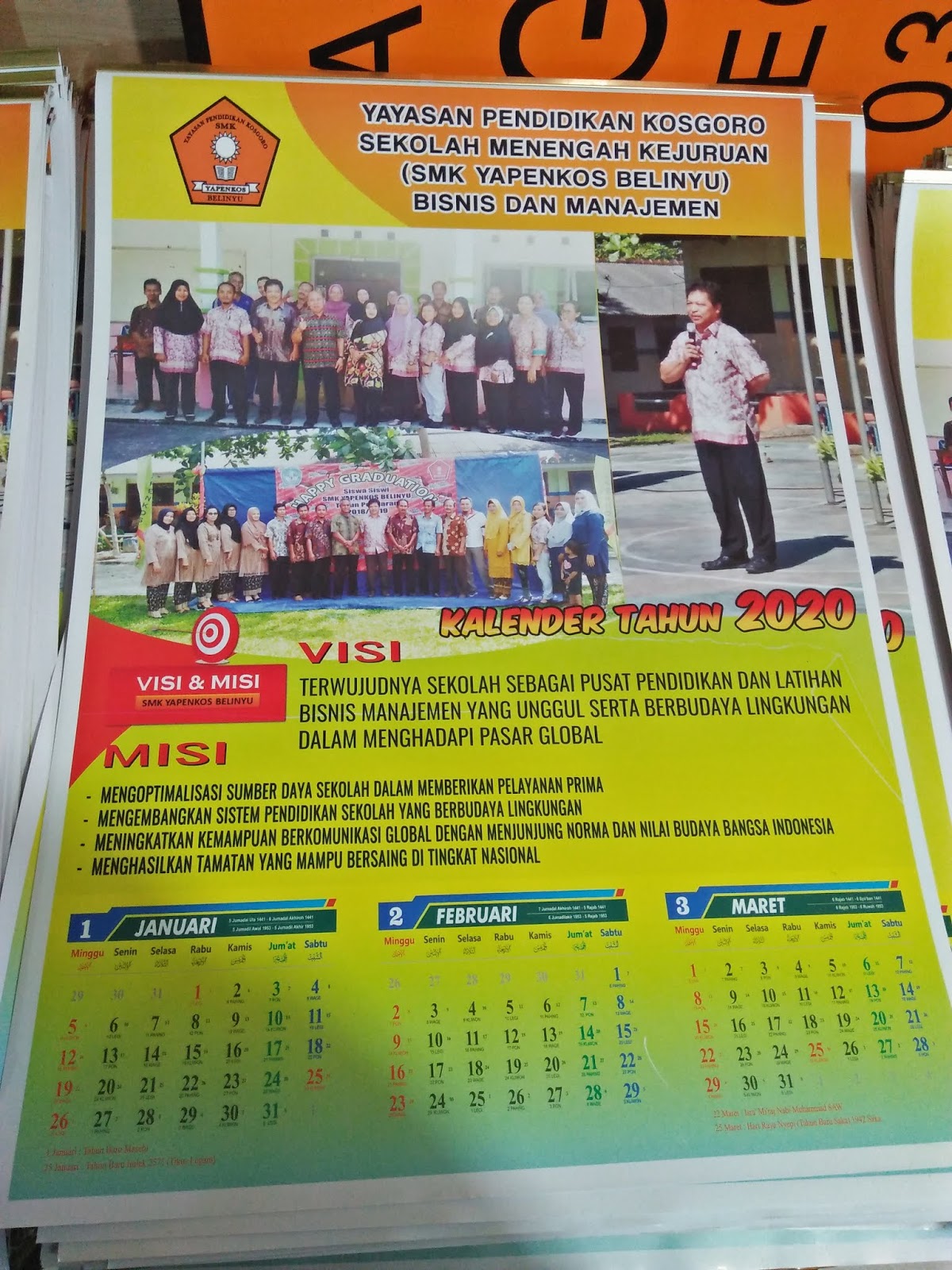 CETAK KALENDER CUSTOM - KIREINA MEDIA