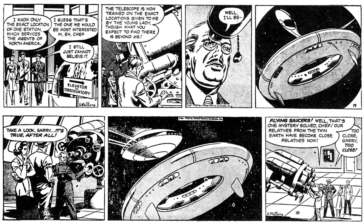 Hairy Green Eyeball 3: TWIN EARTHS — Science fiction comic strip ...
