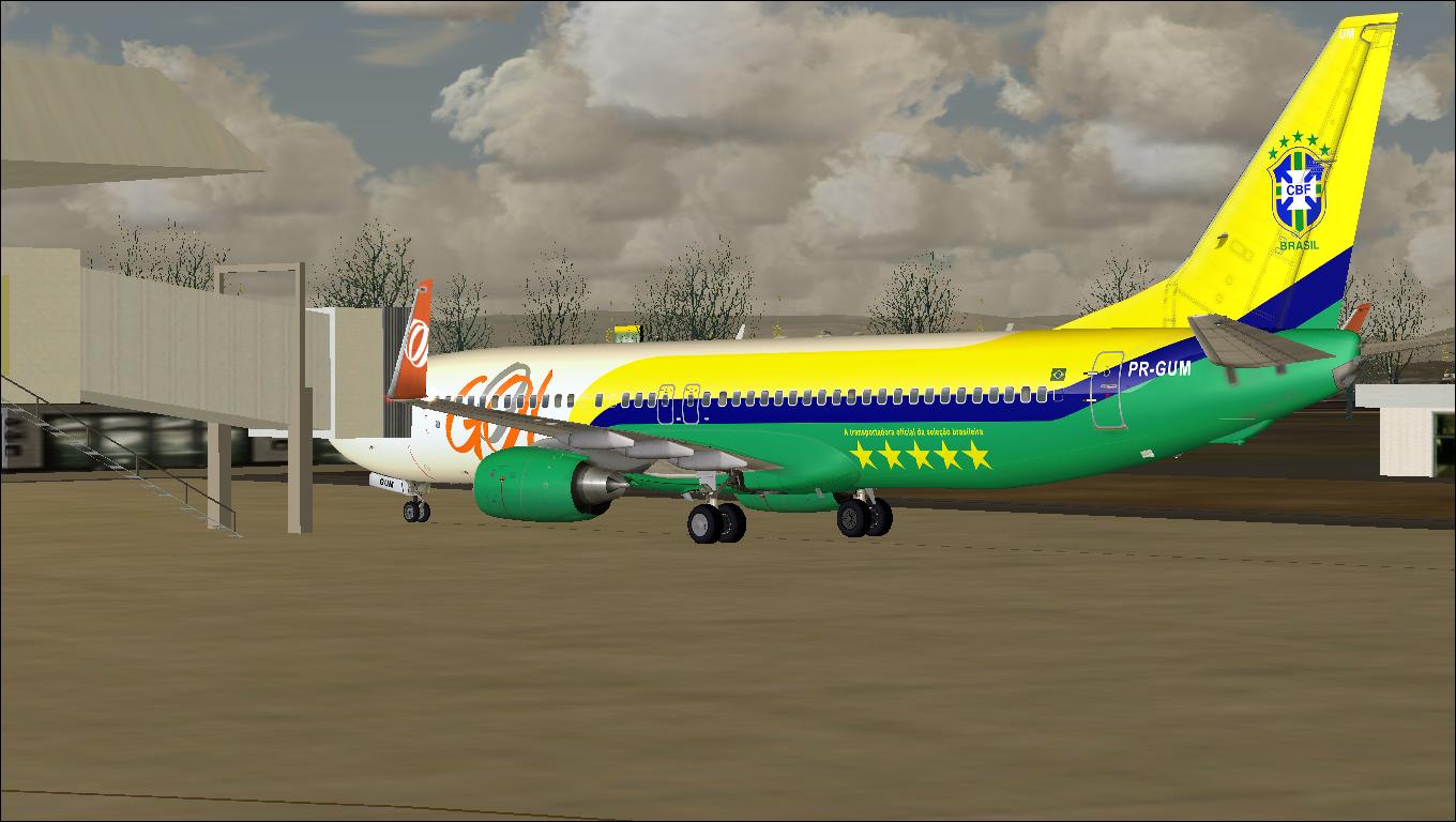 FS2004 - Texturas GOL para Boeing 737-800 IFLY