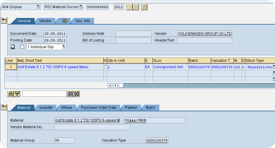 How I come to SAP: How consigment process look thought SAP FI?