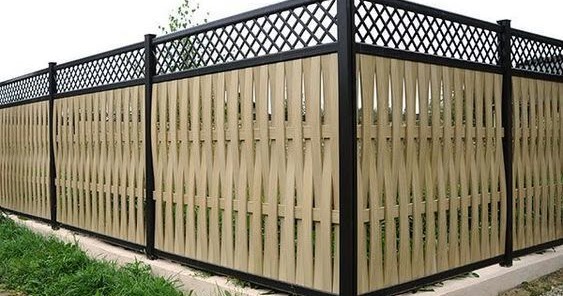 How to Make a Basket Weave Fence - Creative DIY