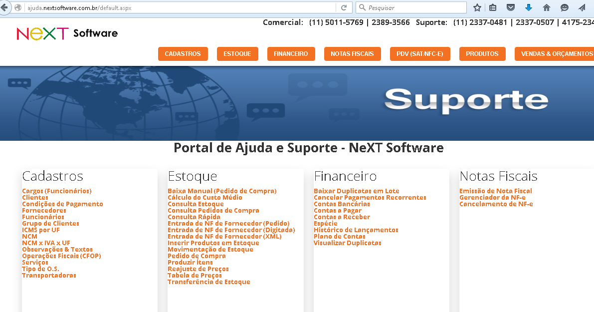 NeXT Software - Sistemas ERP e Nota Fiscal Eletrônica (NF-e / NFS-e ...