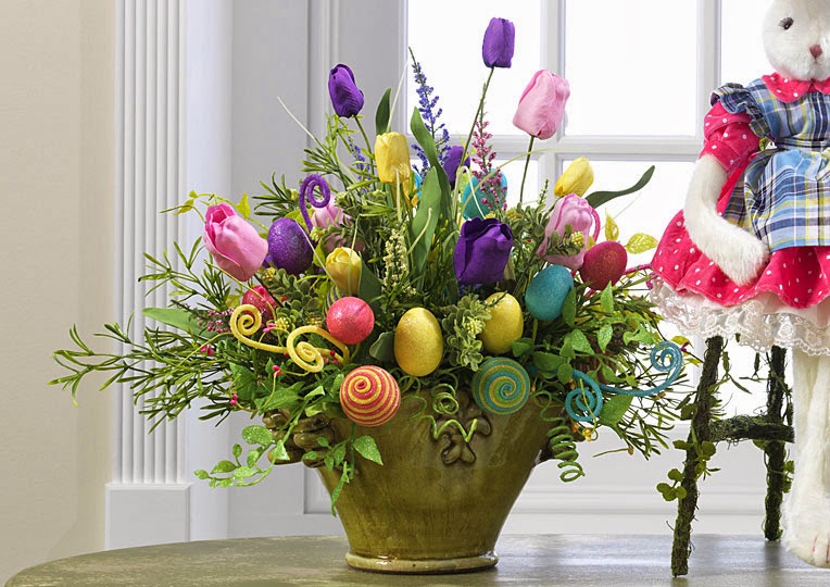 shelley b decor and more: How to make an Easter floral arrangement