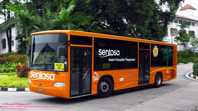 (buses[IN]gapore!): Sentosa buses' new livery!