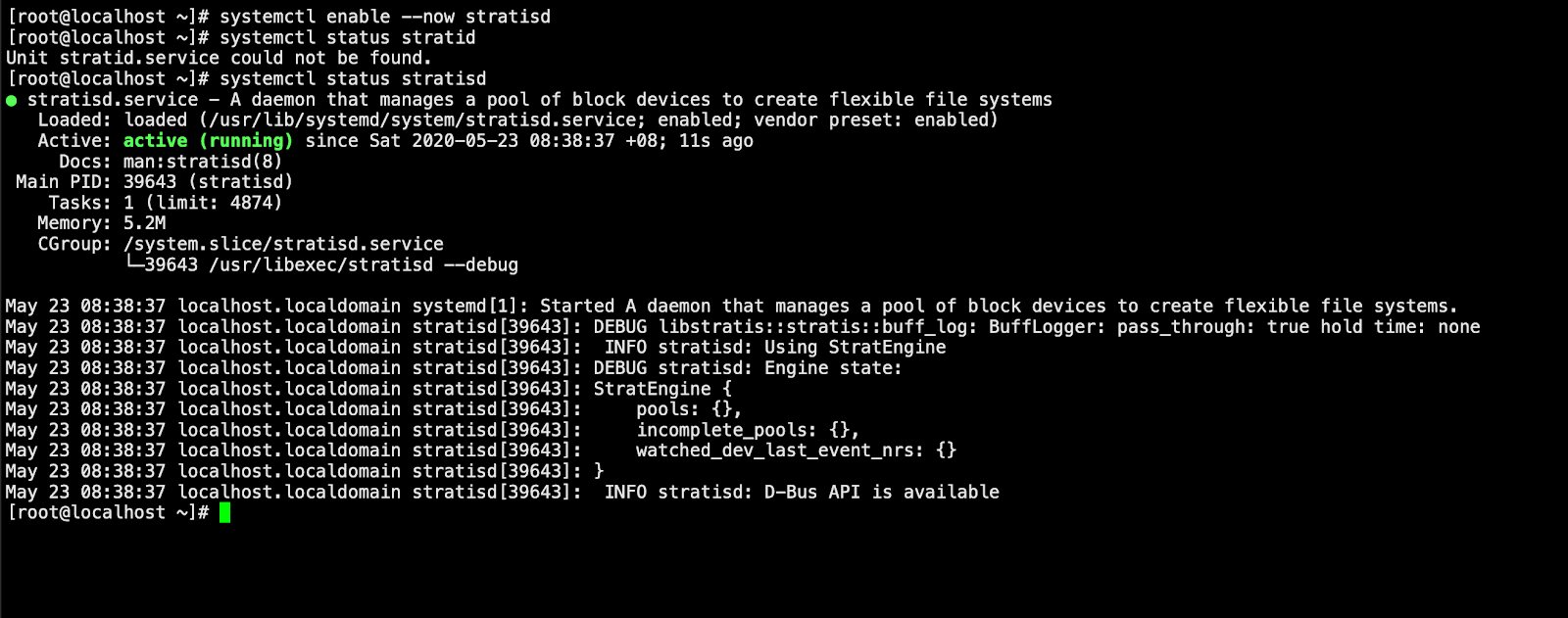 Managing block devices with "Stratis" in RHEL8 ~ Root Of Info