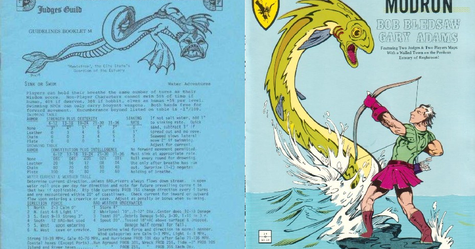 SAVE OR DIE!: Recaps & Roundups part 60: Judges Guild Installment M ...