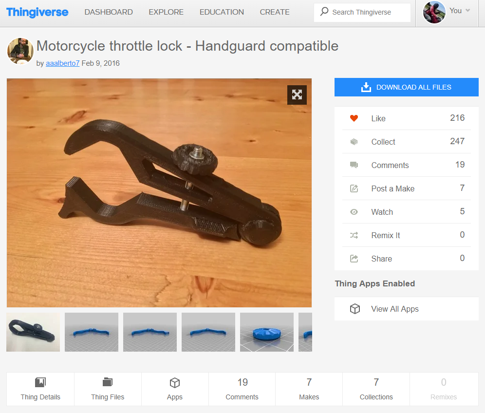 Ride Reports and Other Drivel: Motorcycle Throttle Lock aka Cruise Control