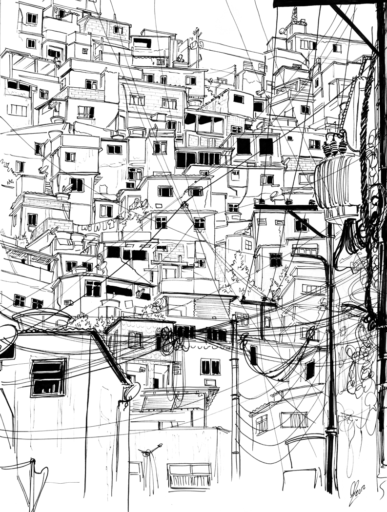Buzzing Over Bombshell: Favela...finished!
