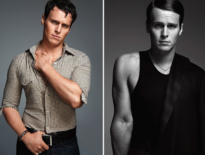 my new plaid pants: Jonathan Groff Three Times