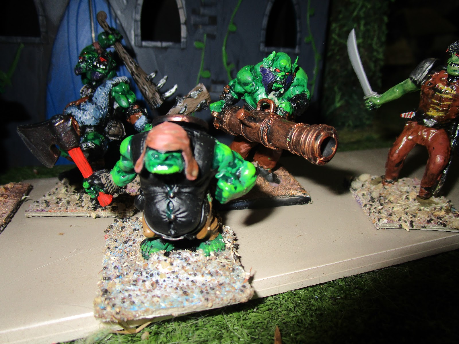 The First Batch Of Orc Conversions Painted
