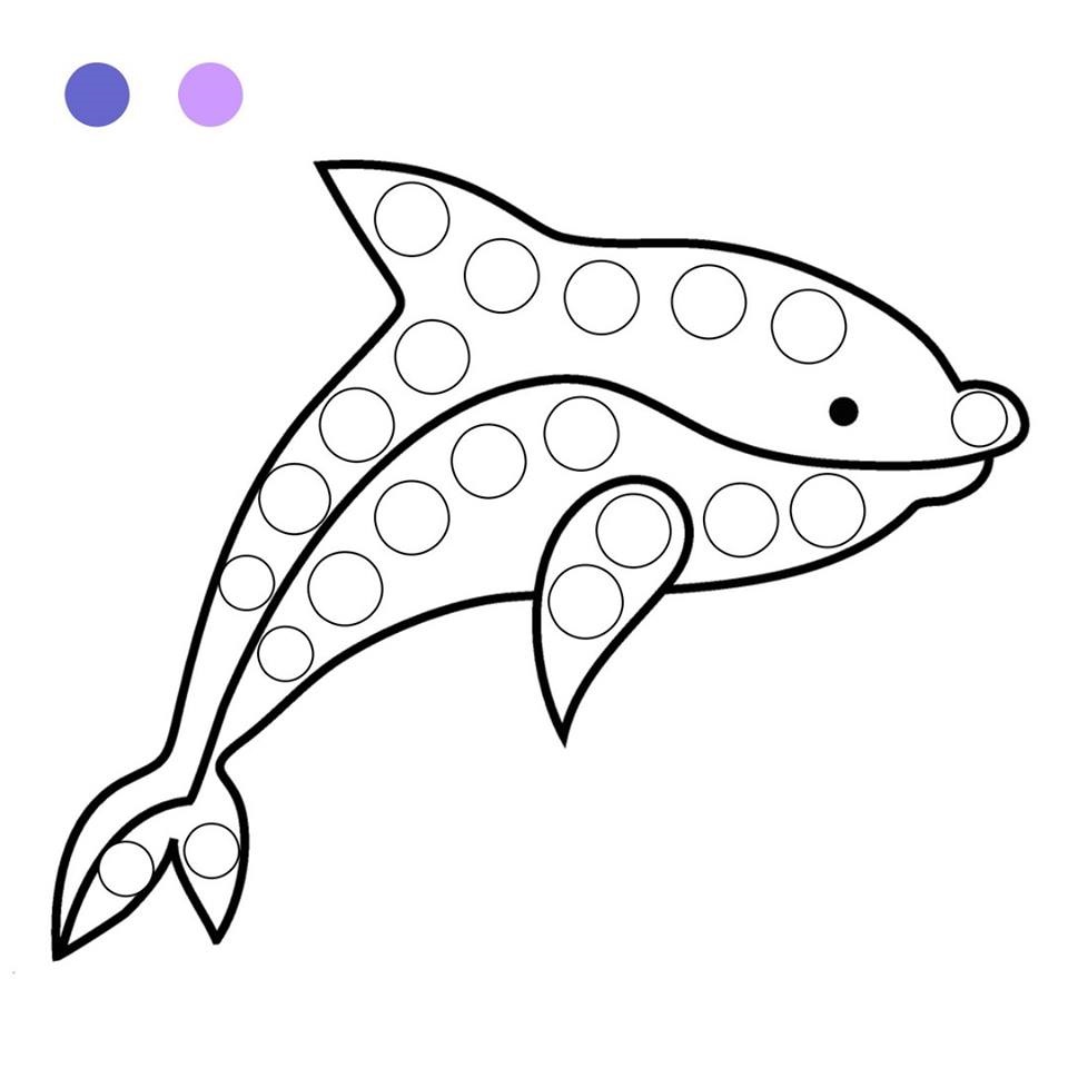 Fichas para pintar con los dedos | Materiales Educativos para Maestras