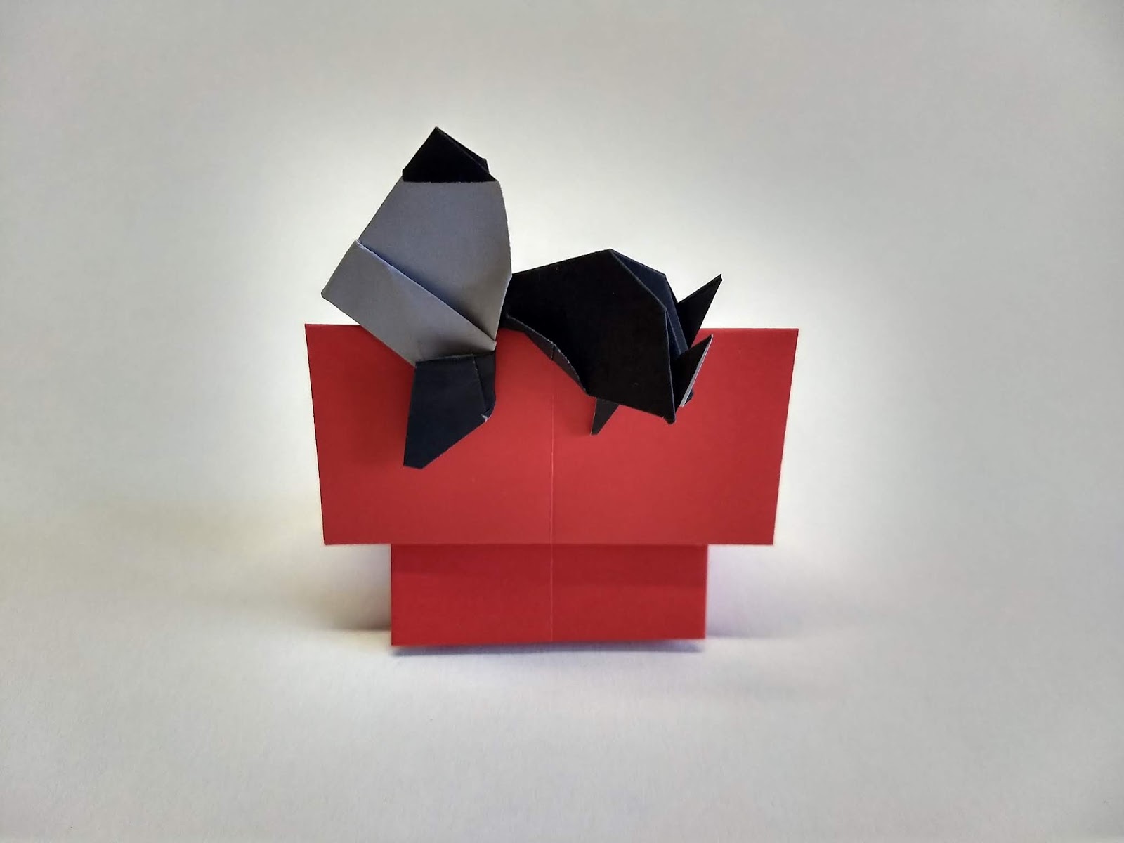 origami: Snoopy