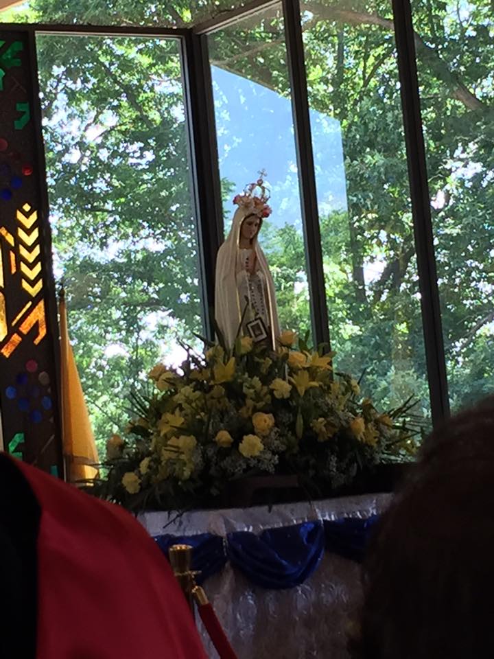 CHRIST IS OUR LIFE: Fatima Day at The Blue Army Shrine