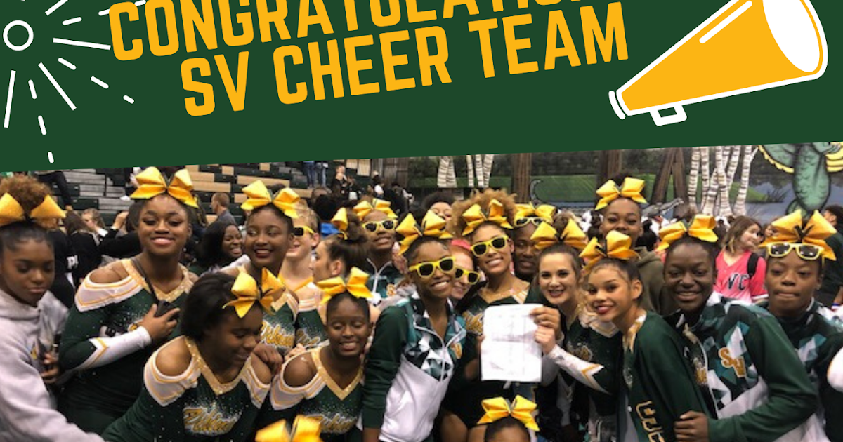 Viking Update: Congratulations to SV CHEER TEAM