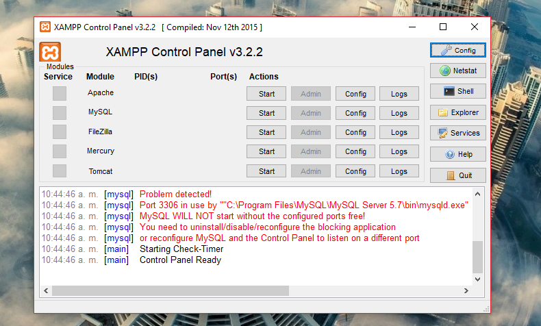 ITM : Instalacion de Xampp ITM : Instalacion de Xampp