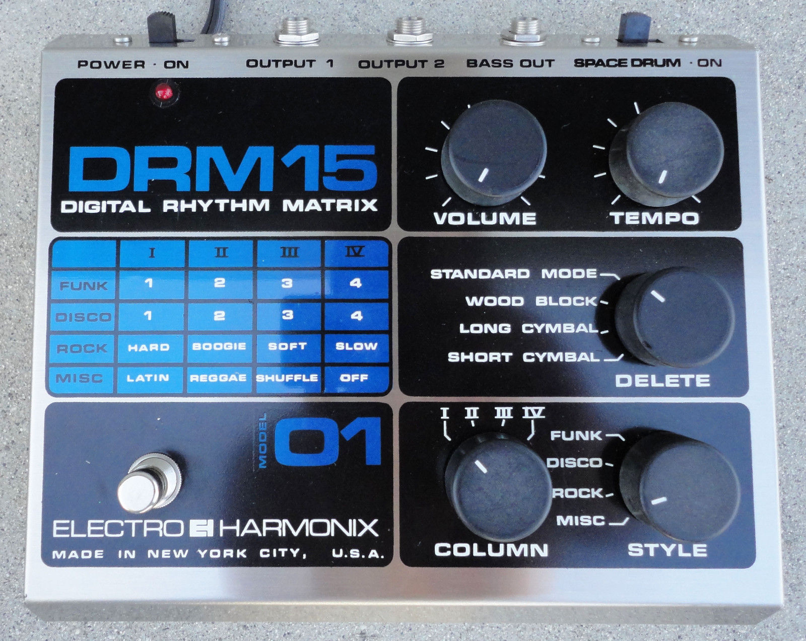 MATRIXSYNTH: Electro Harmonix DRM15 - Vintage Rhythm Machine