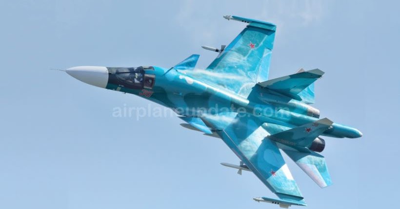 Sukhoi Su-34 Fighter Bomber Specs, Engine, Cockpit and Price - Airplane Update
